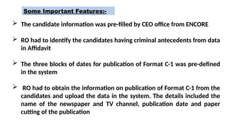 Format - C1 by candidates reg Web Application.pptx | Technology & Computing