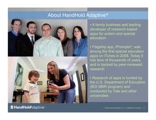 HandHold Adaptive and iPrompts PRO -- for Site License Partners | PPT