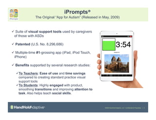 HandHold Adaptive and iPrompts PRO -- for Site License Partners | PPT