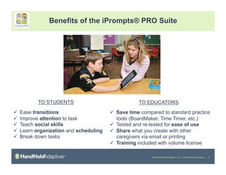 HandHold Adaptive and iPrompts PRO -- for Site License Partners | PPT