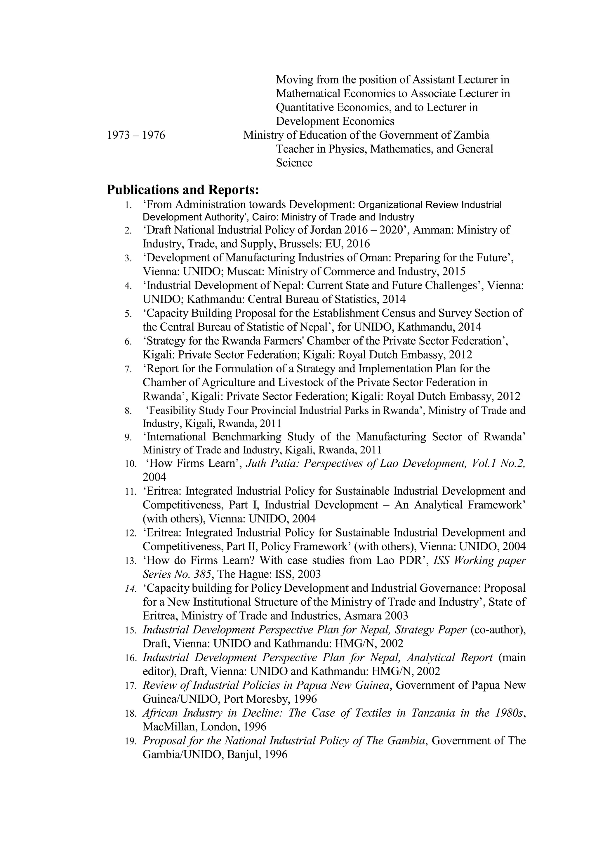 CV PeterdeValk 2016 | PDF