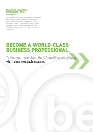 Become an ICAS Chartered Accountant Brochure | PDF