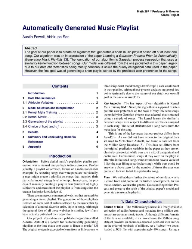 auto_playlist | PDF | Digital Audio | Computer Software and Applications