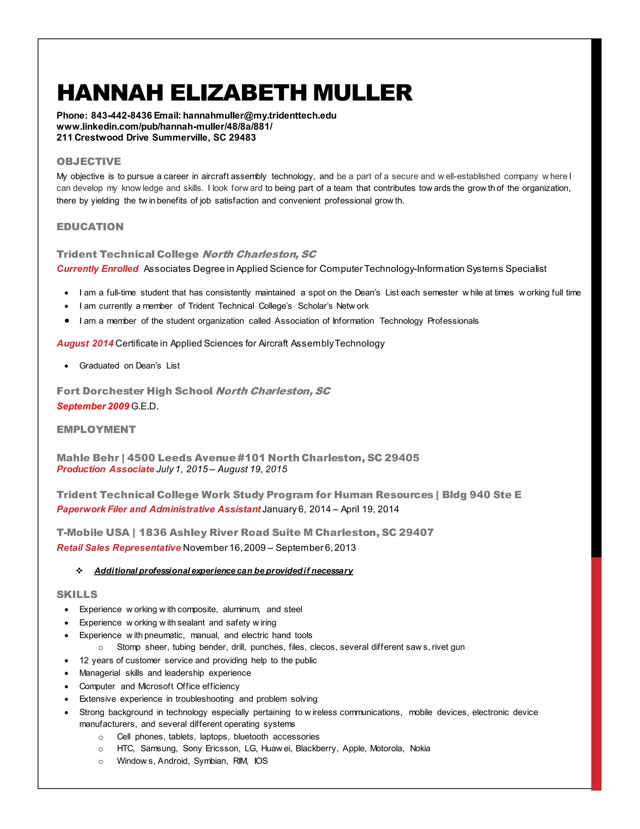 Hannah Elizabeth Muller Boeing Resume 02.11.16