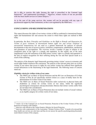 Torture Victims Report Final Engl Pdf Law