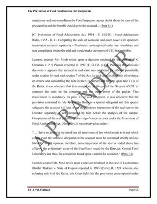 LATEST JUDGEMENT OF FOOD CASES | PDF