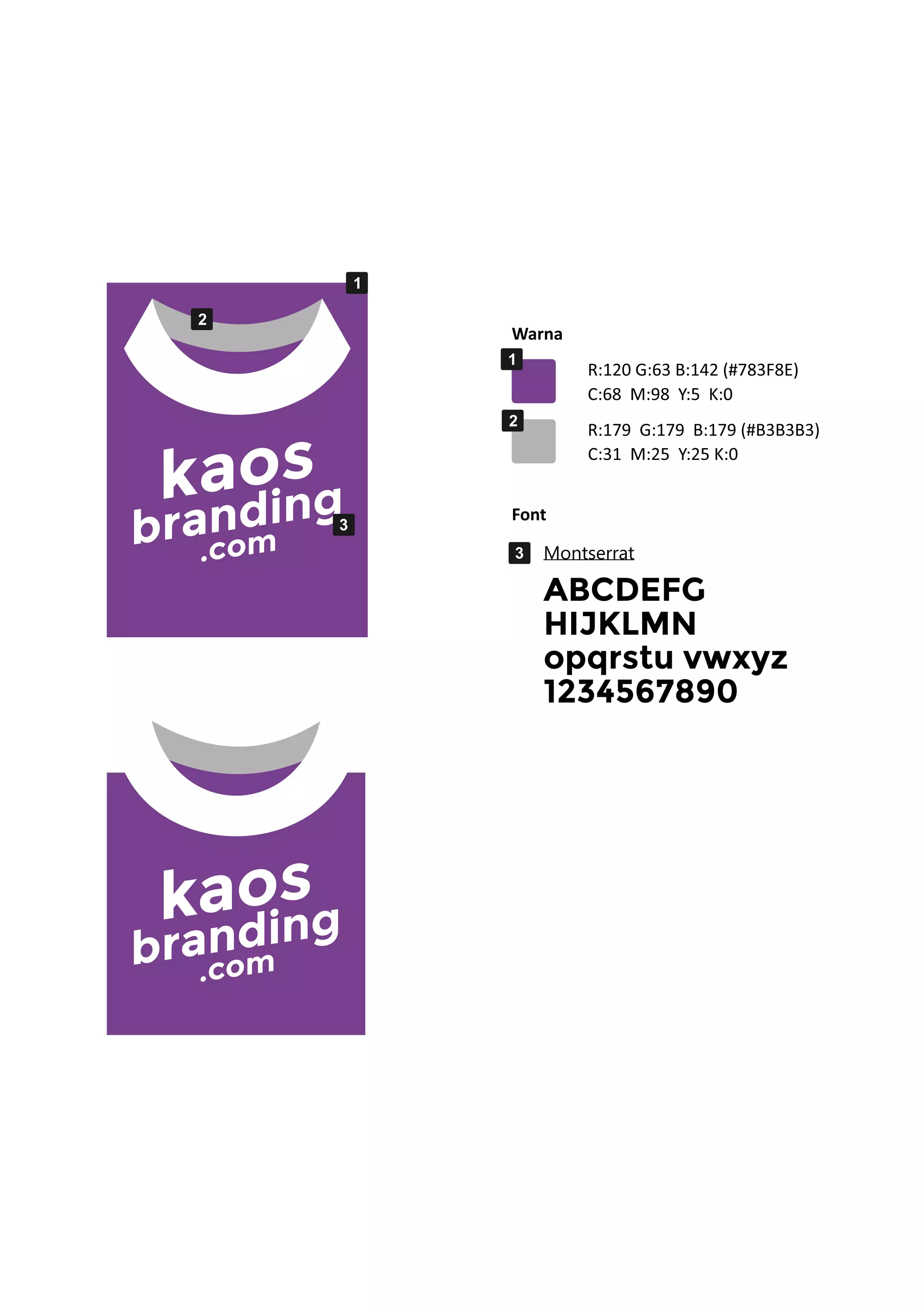 KAOS BRANDING - LOGO GUIDELINES | PDF