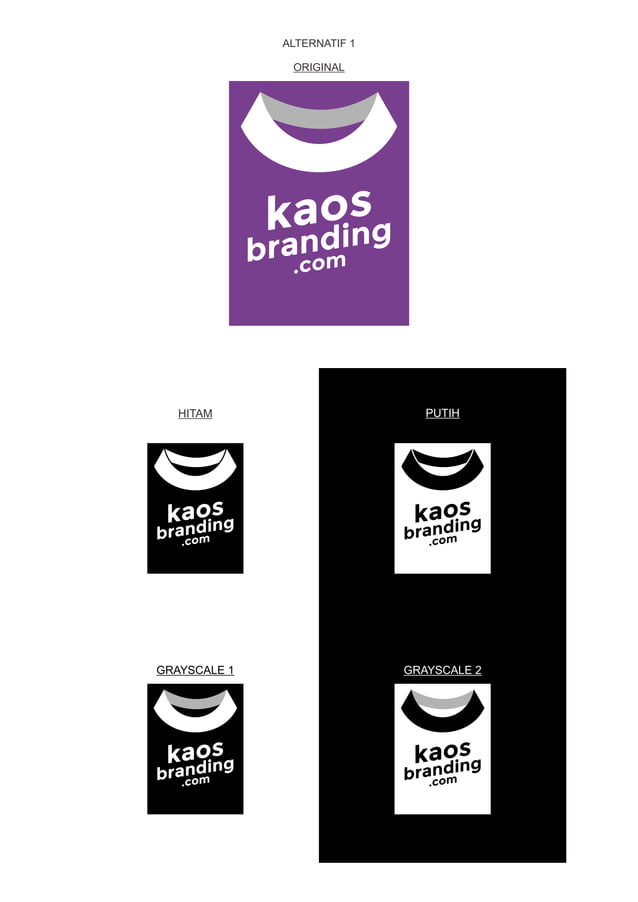 KAOS BRANDING - LOGO GUIDELINES | PDF