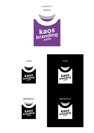KAOS BRANDING - LOGO GUIDELINES | PDF