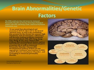 Antisocial Personality Disorder Brain Abnormalities