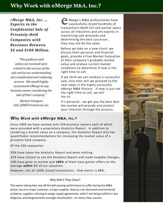 About eMerge Brochure | PDF