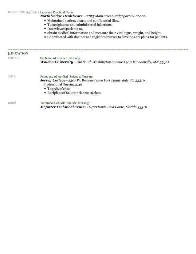 Kedesha Costley-Lawrence Resume 1022016 | DOCX | Physical Therapy ...