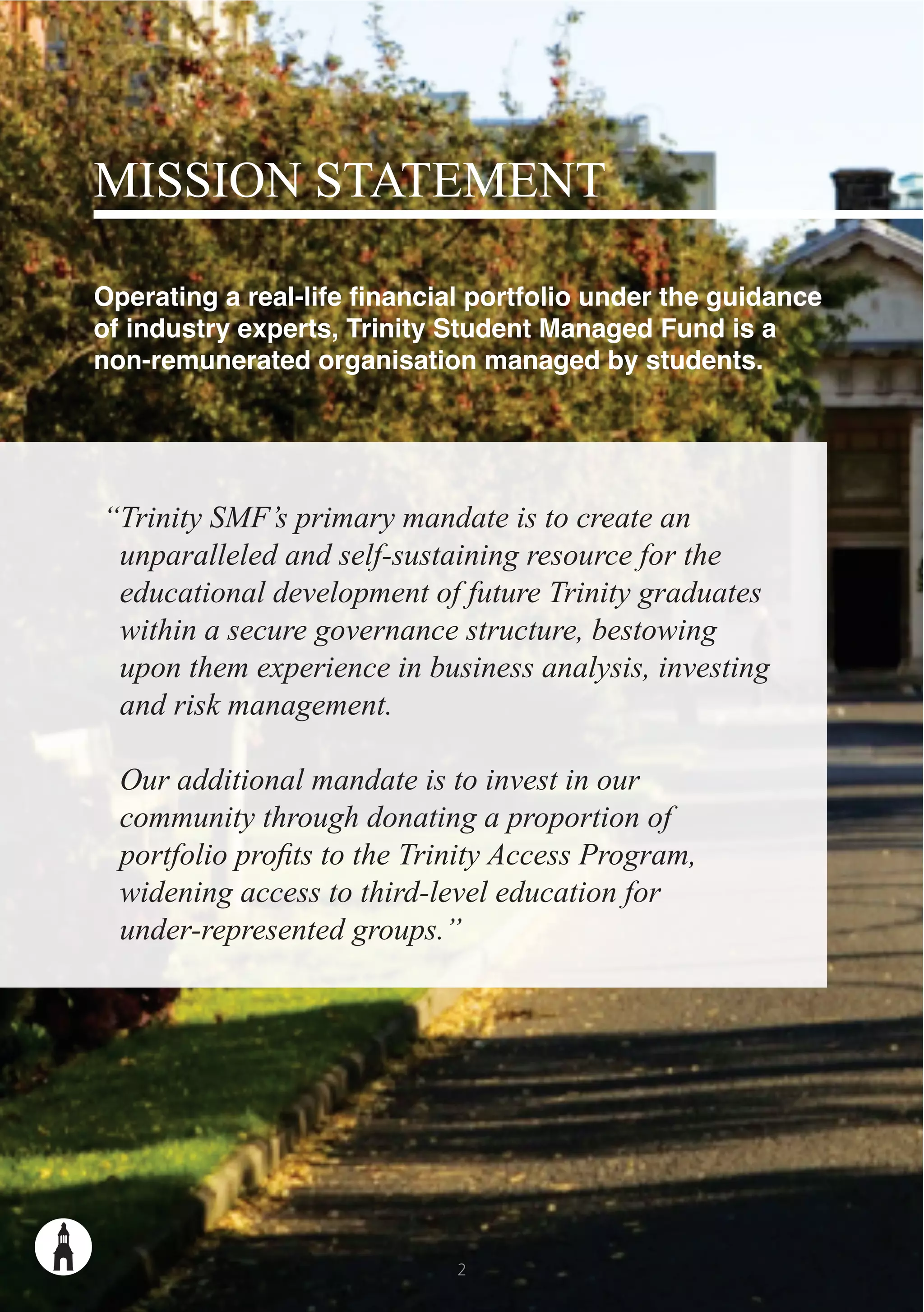 Trinity Student Managed Fund | PDF