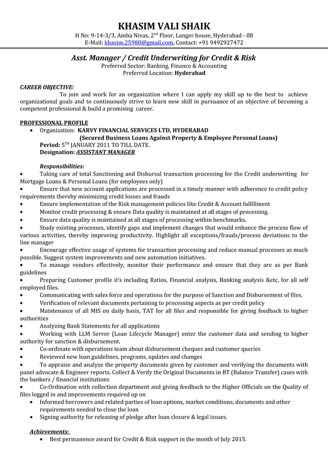 Khasim Vali Shaik-Resume | PDF