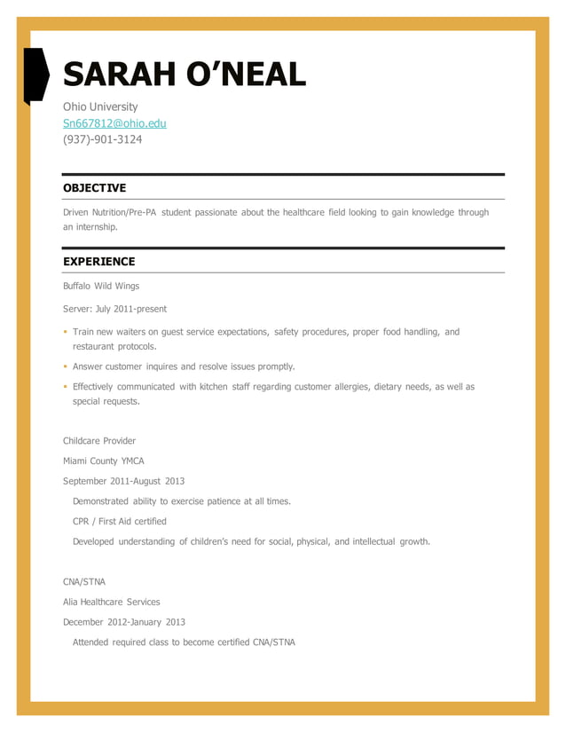 Portfolio Resume | DOCX | Daycare and Pre-School | Parenting