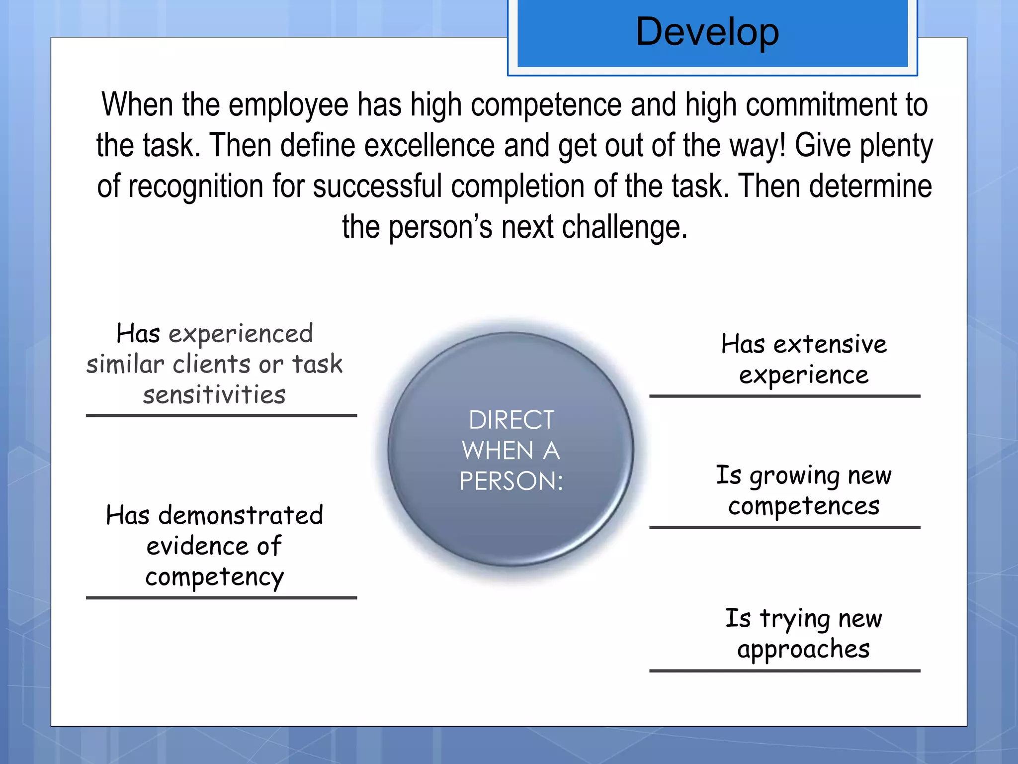 know when to manage and when to coach | PPTX