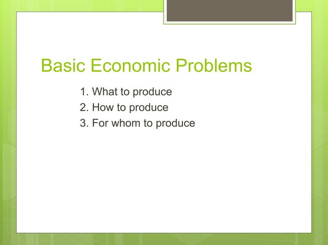 Introduction to Economics | PPT