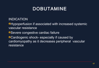 THE USE OF INOTROPIC DRUGS IN CARDIAC SURGERY | PPT