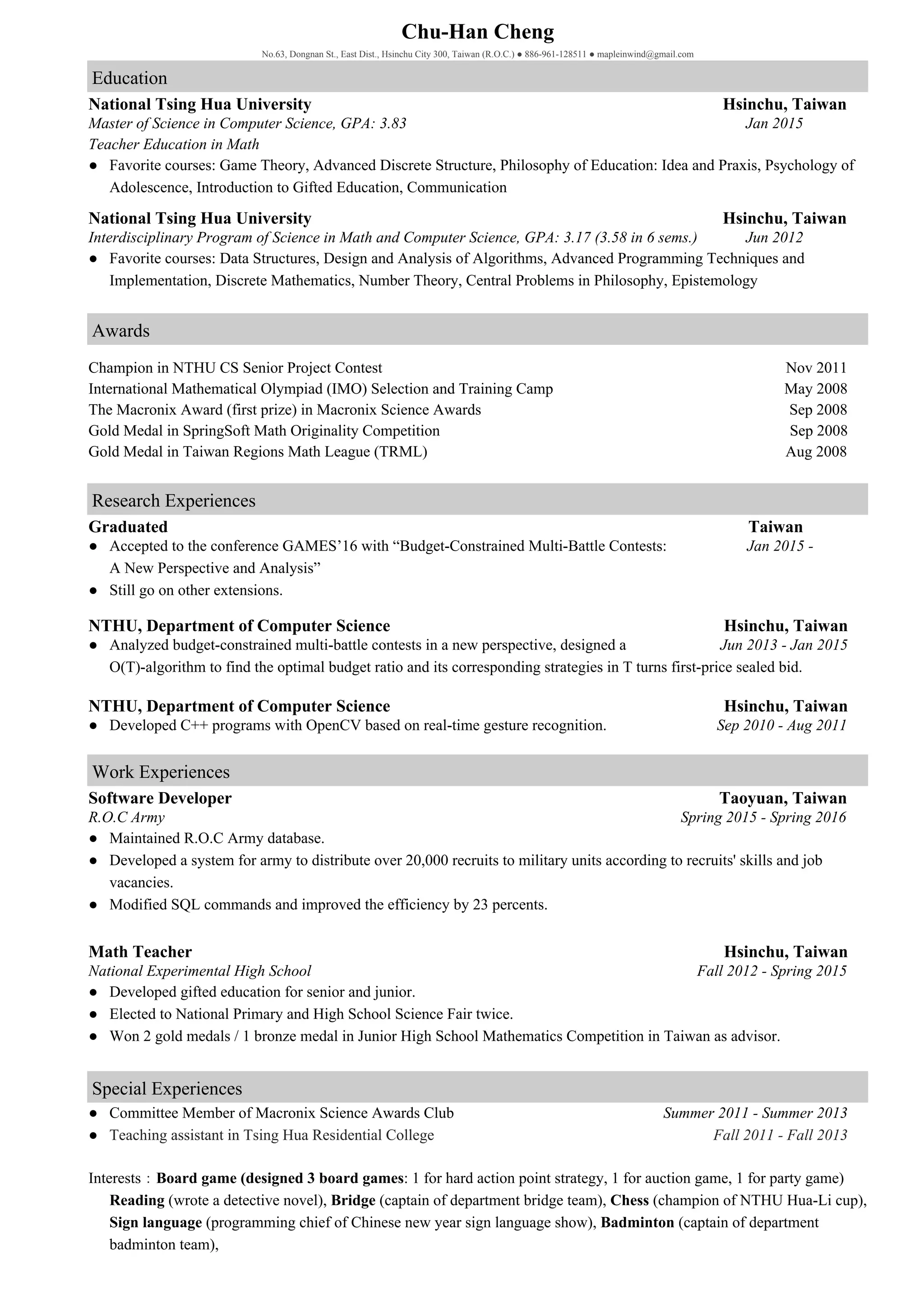 Resume_ChuHan_Cheng | PDF