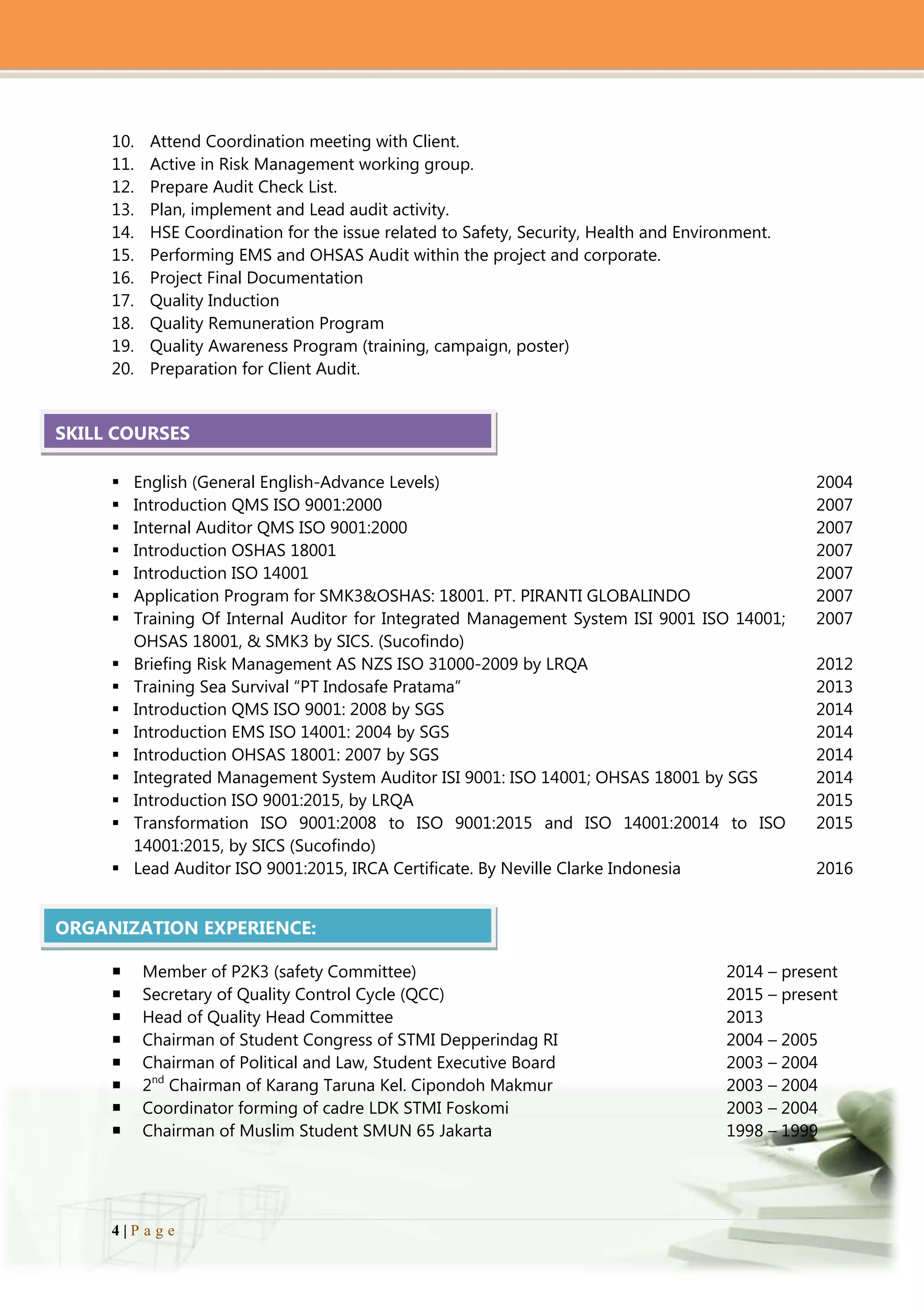 CV Handri Susanto - 2016.. Rev. 3 | PDF