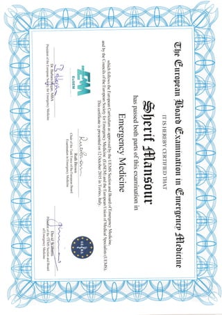 ebeem certificate | PDF