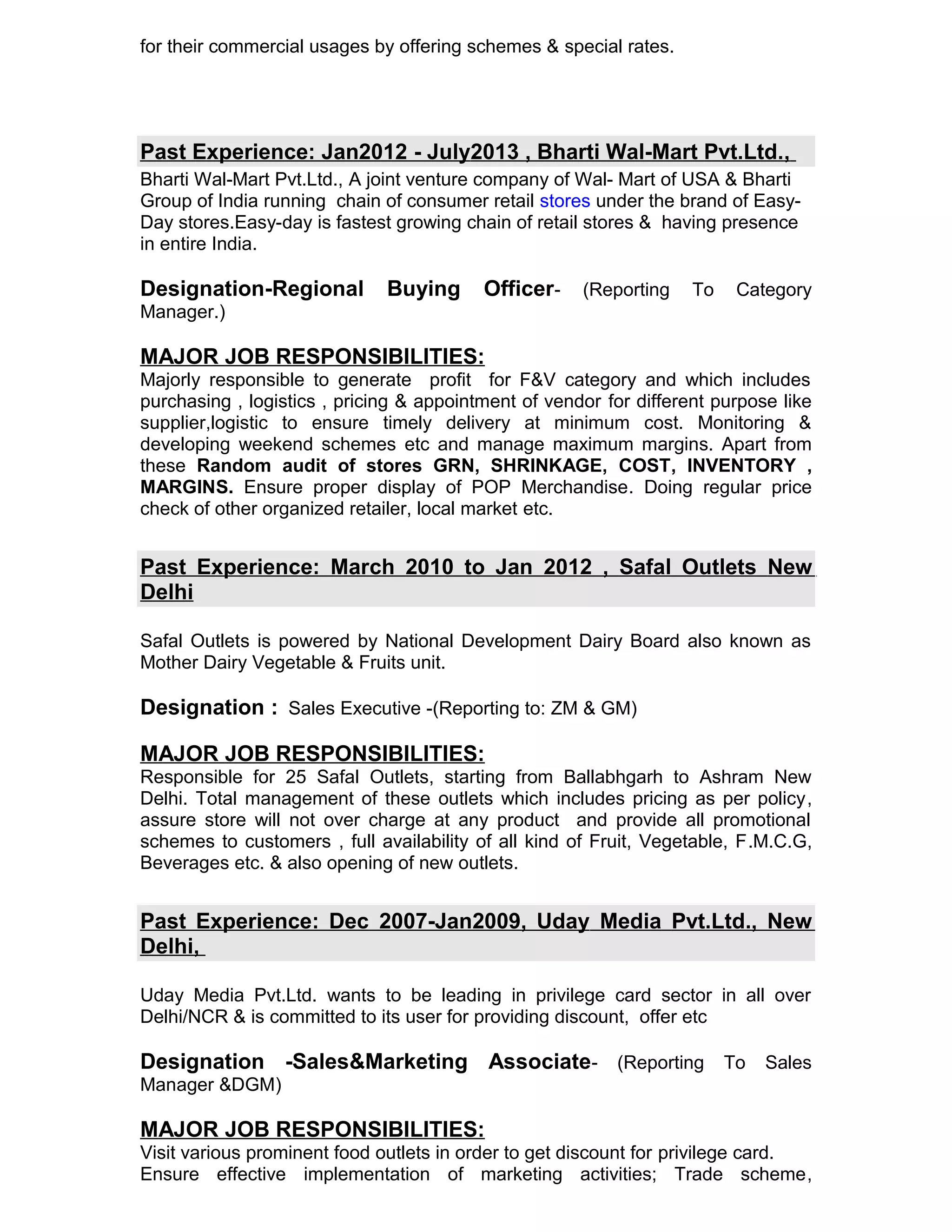 CURRICLUM- VITAE Priyank | PDF