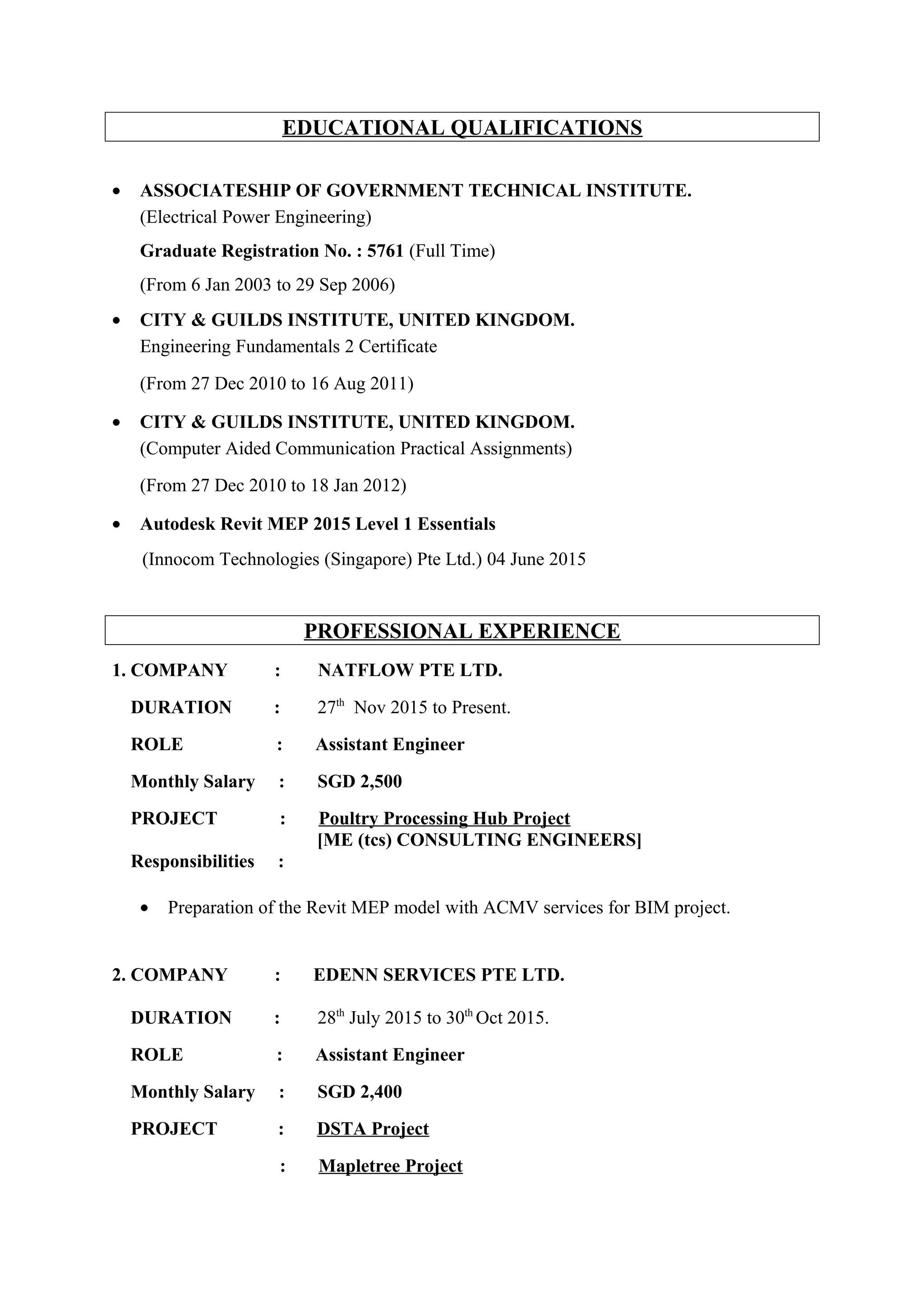 Kyaw Zin Aung Resume | PDF