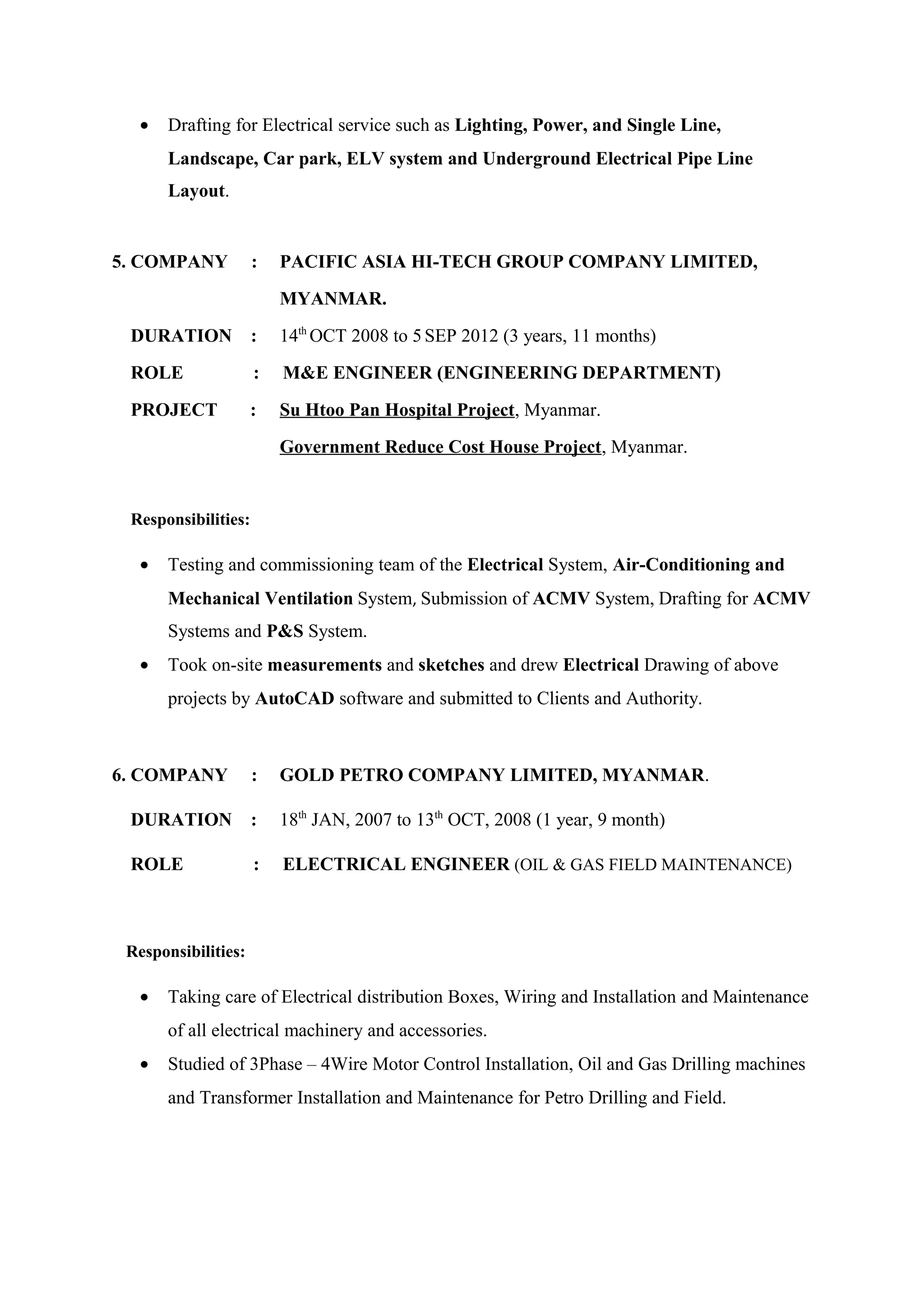 Kyaw Zin Aung Resume | PDF