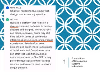 Chapter 1 foundation Management information systems | PPT