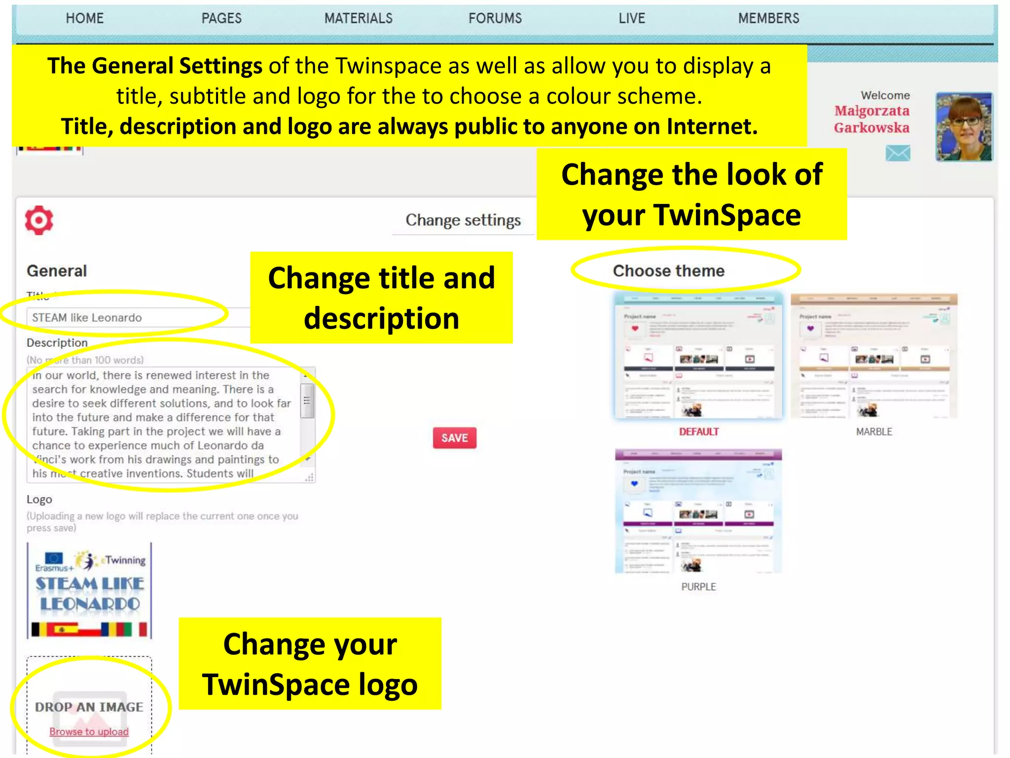 C1 How to work on Twinspace | PPTX
