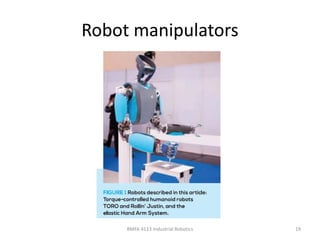 Introduction to Robotics Fundamental Components | PDF