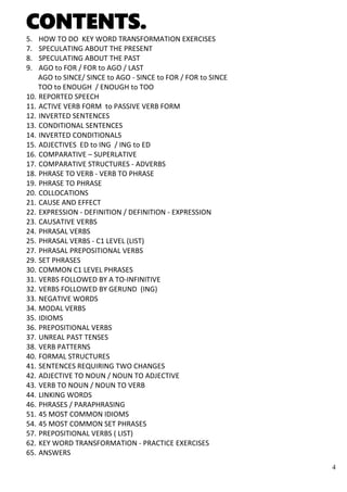 C1 key word transformation made easy preview | PDF