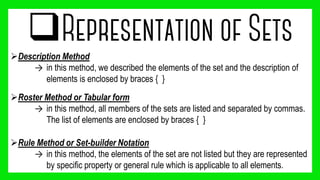 Sets Introduction | PDF