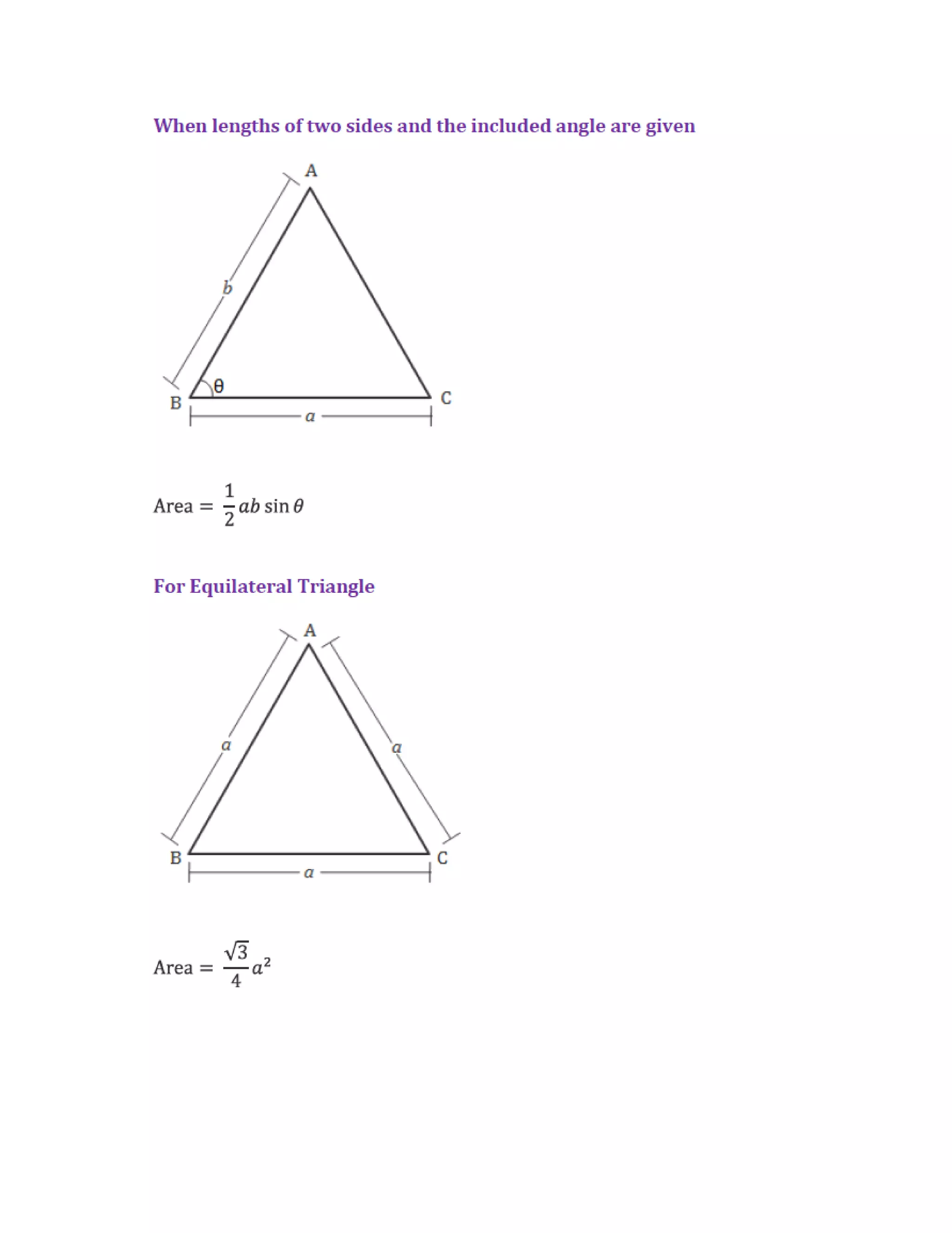 Maths Top 50 Formulas | PDF
