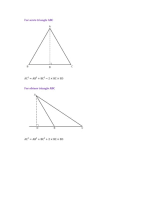 Maths Top 50 Formulas | PDF