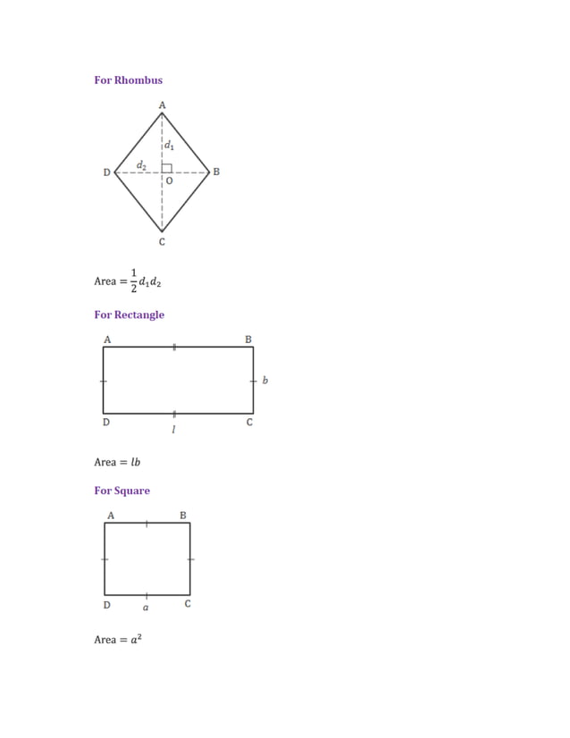 Maths Top 50 Formulas | PDF