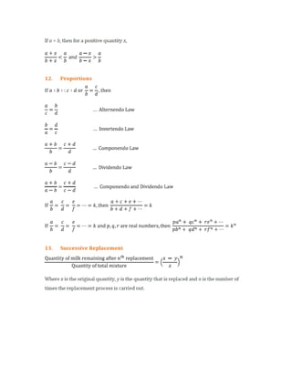 Maths Top 50 Formulas | PDF