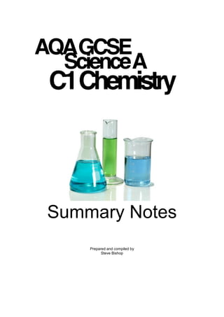 AQA GCSE Science C1 notes | PDF