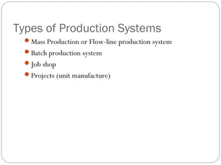 Chapter1 introduction to production and operation mangement | PPT