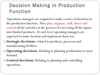 Chapter1 introduction to production and operation mangement | PPT