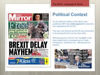 C1SA Newspapers Daily Mirror (2021 onwards) context language ...