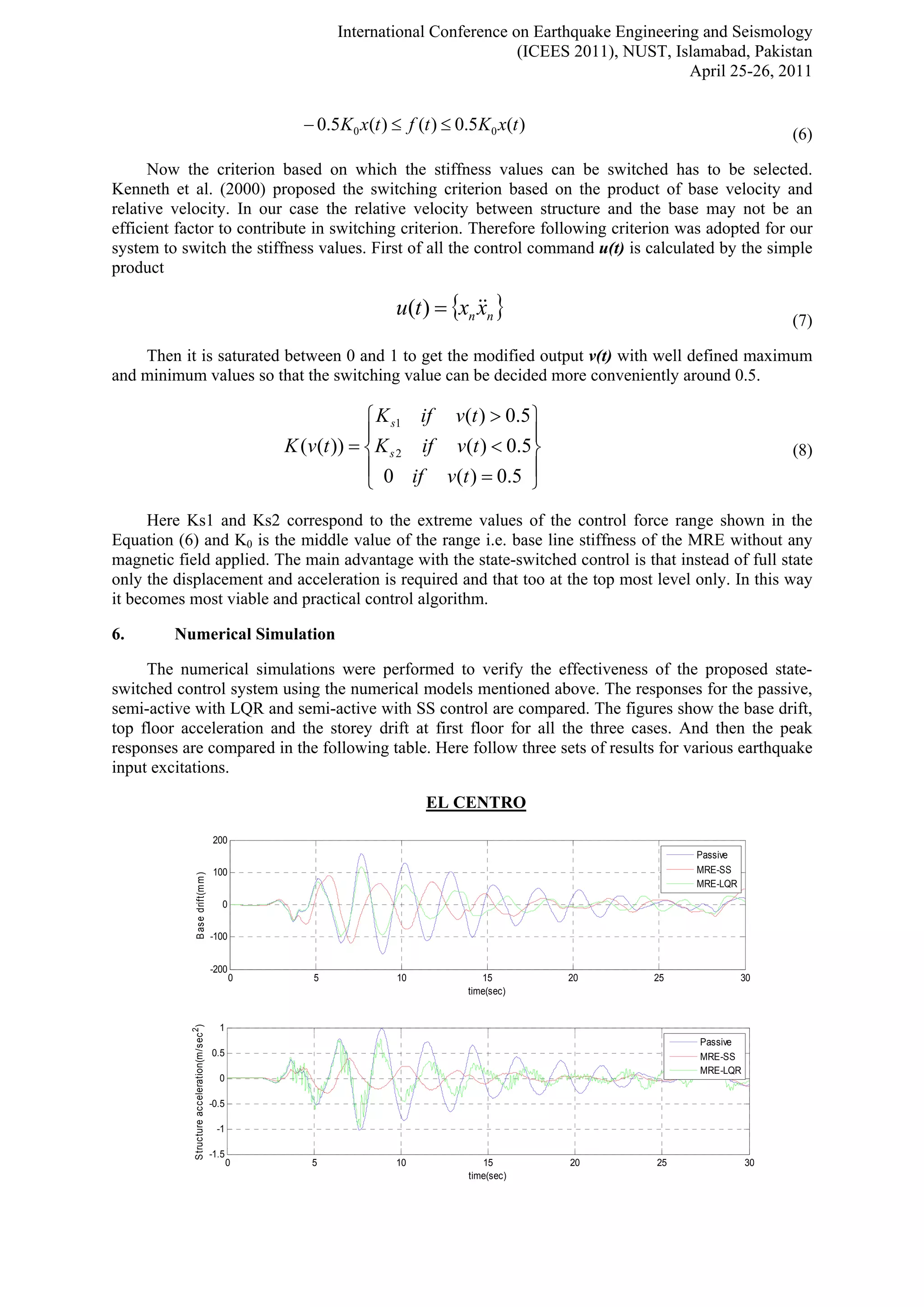 State-Switched Control Algorithm for Multi Degree of Freedom Smart Base Isolation System ...
