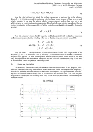 State-Switched Control Algorithm for Multi Degree of Freedom Smart Base Isolation System ...