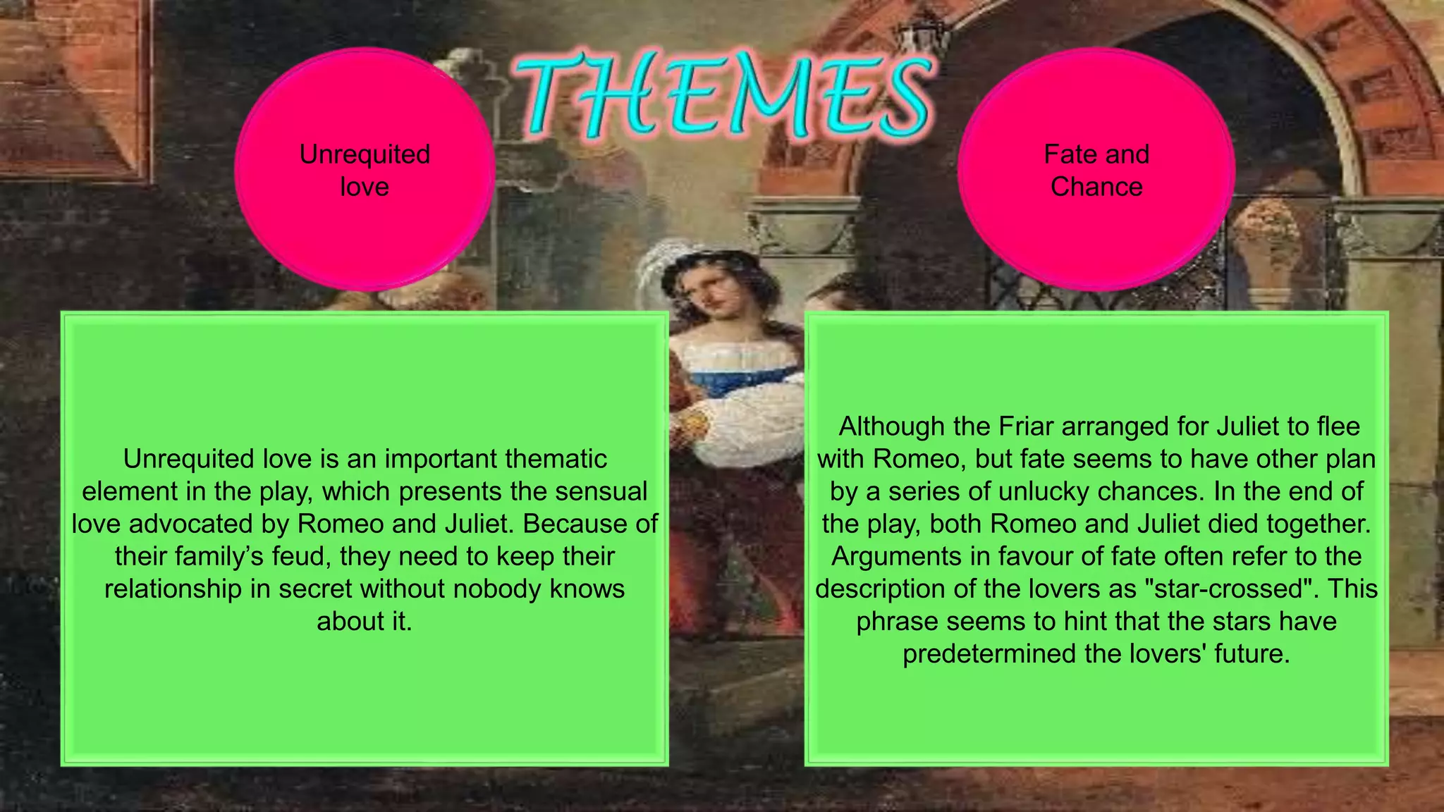 ROMEO AND JULIET (graphic organizer) | PPTX