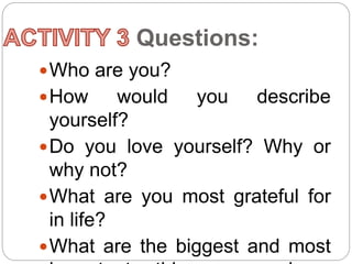 C1 understanding the self lecture | PPT