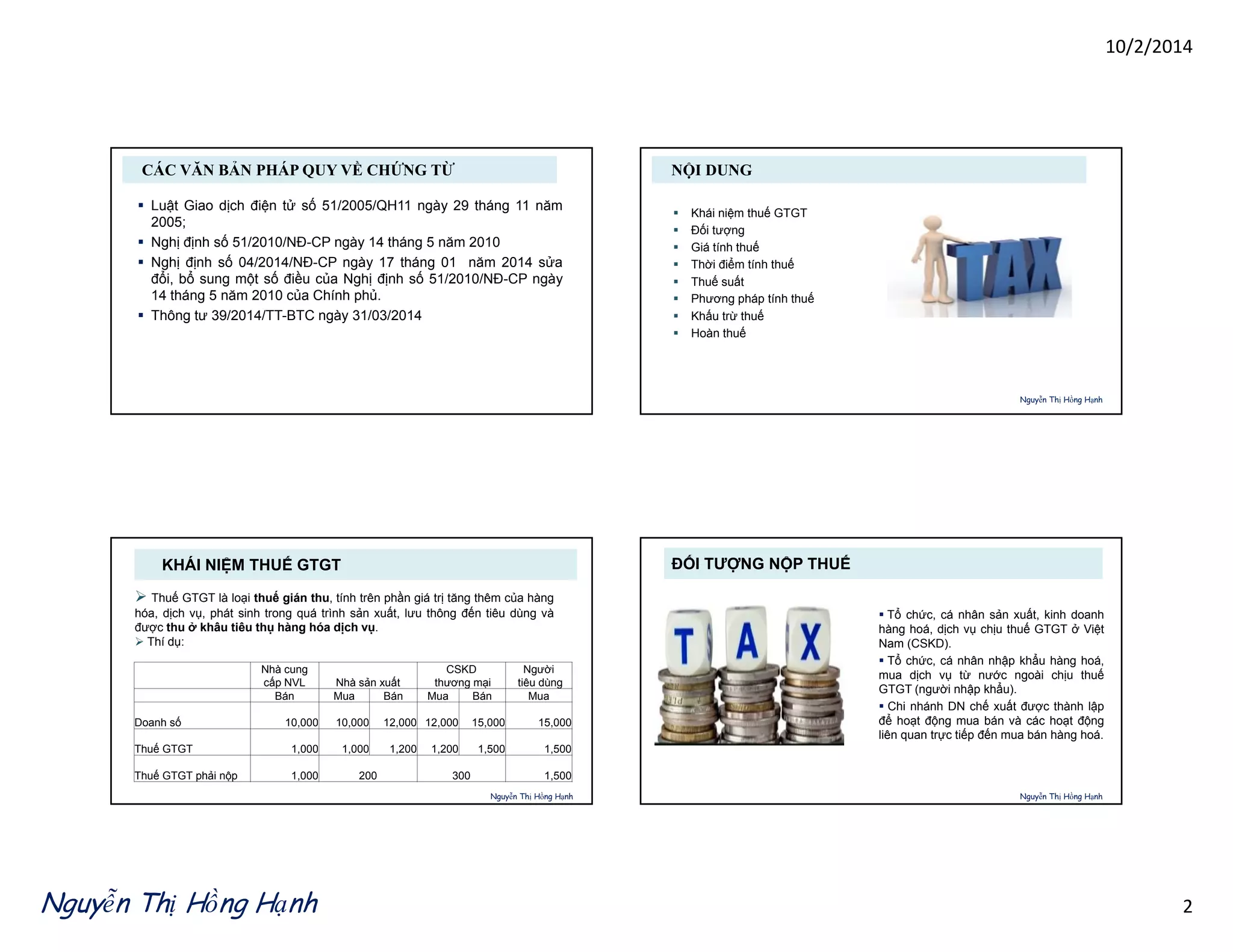 slide thue gtgt | PDF
