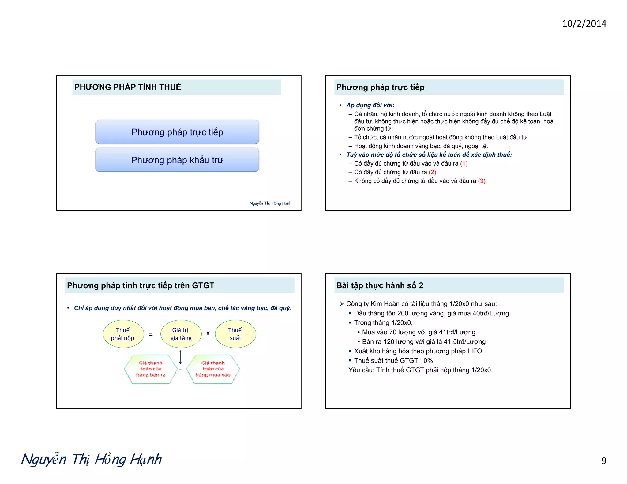 slide thue gtgt | PDF