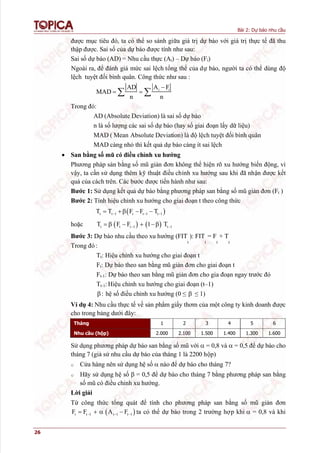 du bao nhu cau bai toan | PDF