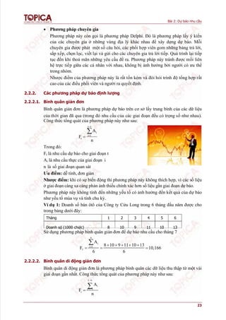 du bao nhu cau bai toan | PDF