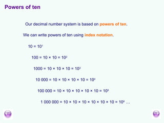 its a grade 8 math ppt, which is about powers and indices | PPT